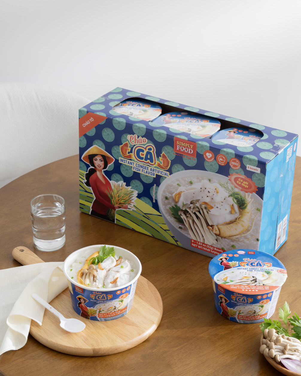 Premium Fish Congee - Chao Ca Thuong Hang - 9 Pack | Rice Soup | Spoon ...