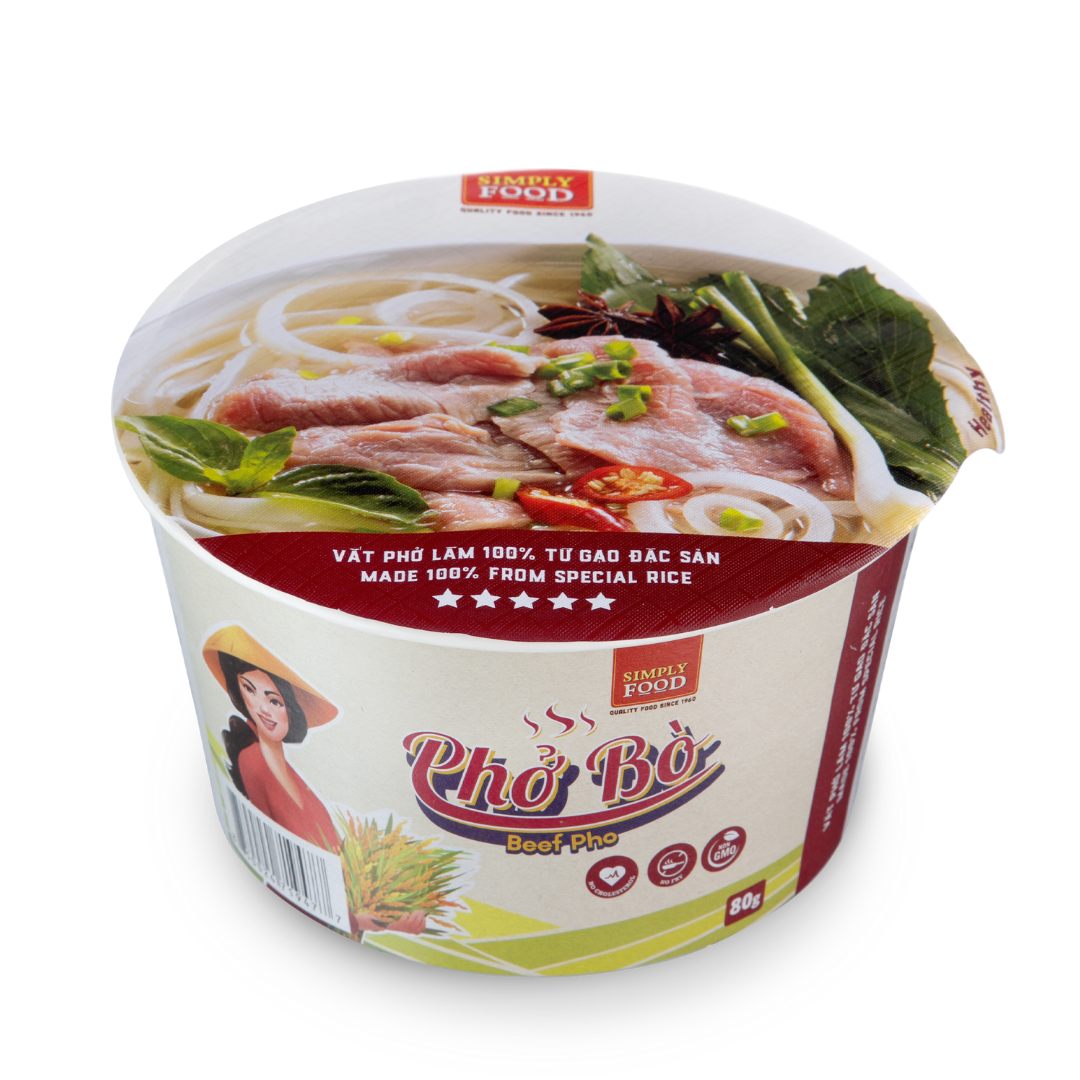 Pho Bo - Instant Beef Noodle Soup - 9 Pack | Authentic Vietnamese ...