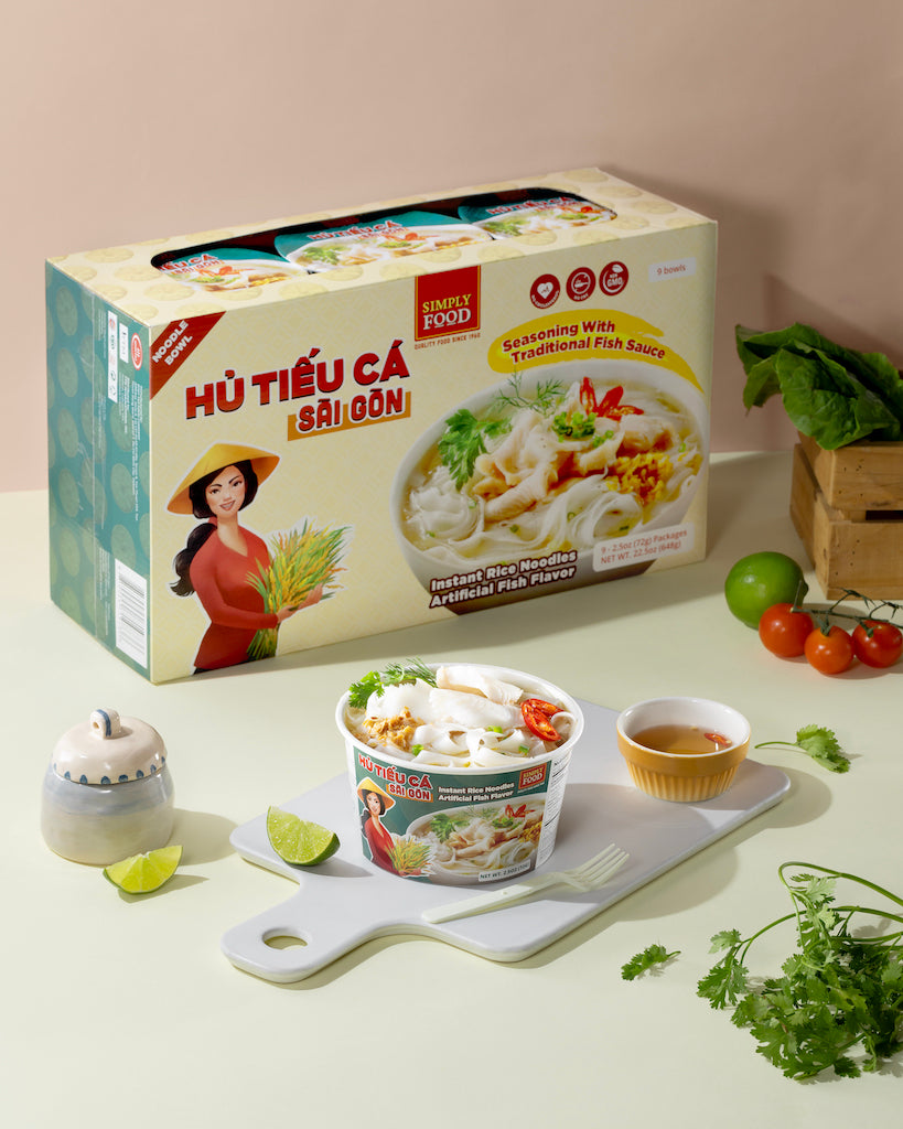 Hu Tieu Ca Saigon - Instant Saigon Fish Rice Noodle Soup - 9 Pack ...